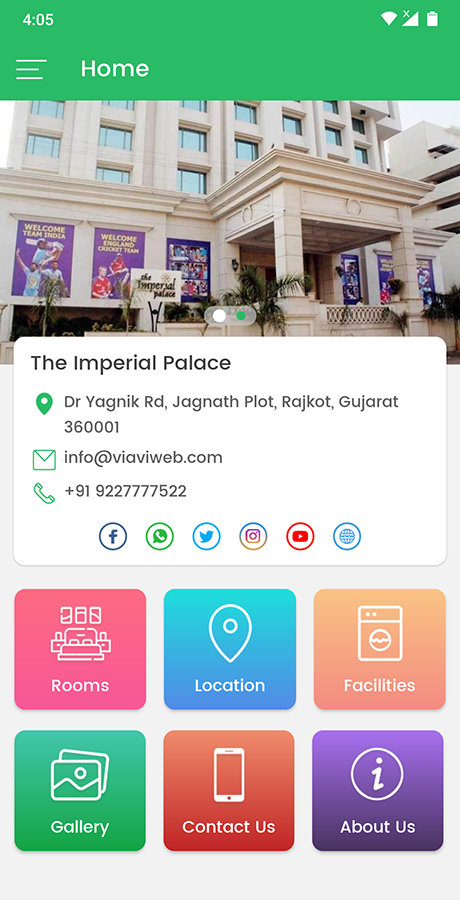 Android Single Hotel Application with Rooms, Gallery, Map & Booking System by viaviwebtech